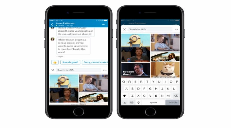 Los GIF llegan a LinkedIn