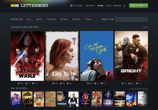 Así es Letterboxd, la red social de cine de la que todo el mundo habla
