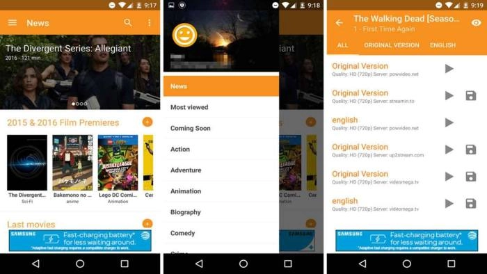 Las mejores aplicaciones para ver películas gratis
