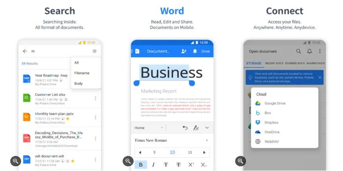 Las mejores alternativas a Google Docs para Android