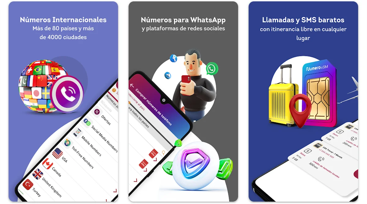 Apps para tener segundo número de teléfono móvil