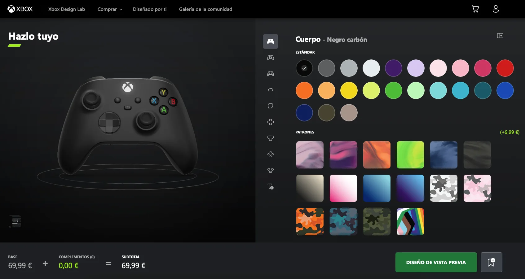 Qué es Xbox Design Lab y cómo crear tu mando personalizado