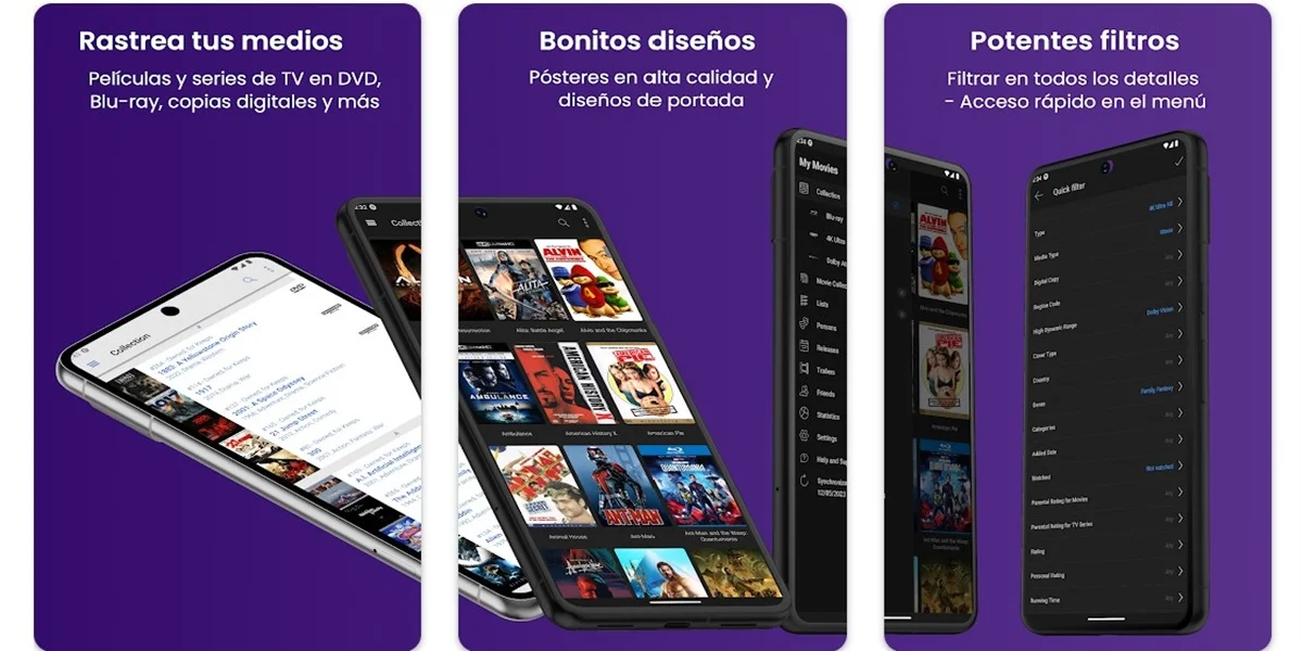 Apps para registrar las películas que has visto o quieres ver