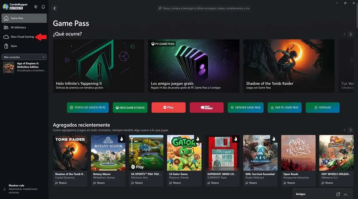 Guía práctica para usar Xbox Cloud Gaming