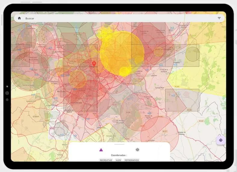 Mapa vuelo drones | Portugalessence.com