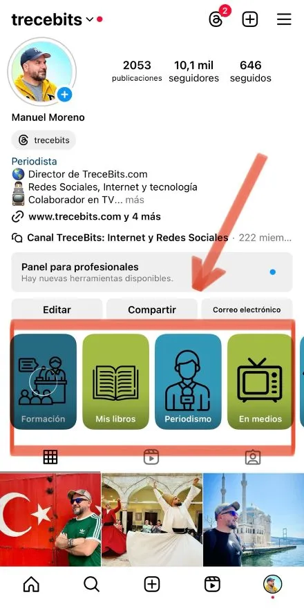 Instagram cambia el diseño de las Historias destacadas