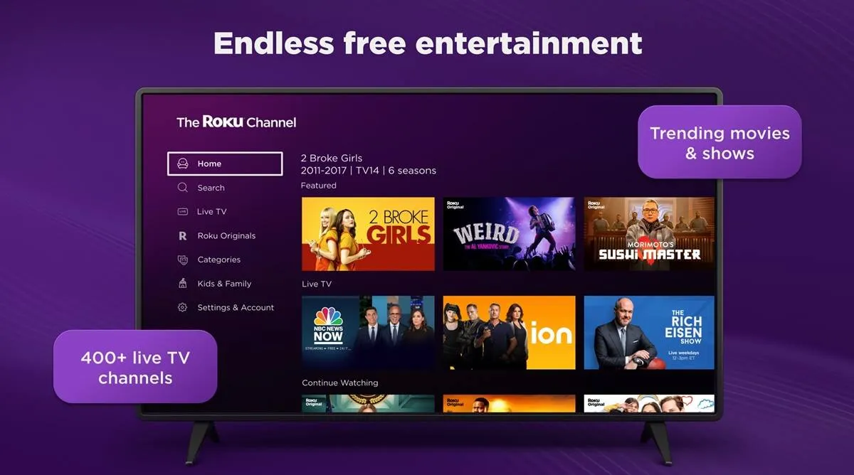 Apps recomendadas para dispositivos Roku