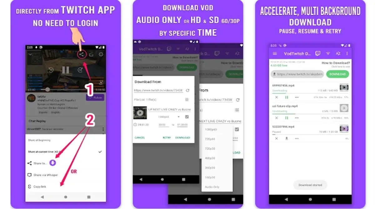 Descargadores de VOD de Twitch recomendados