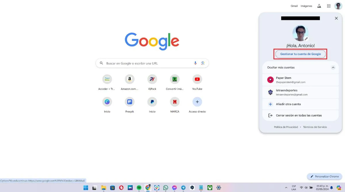 Cómo cambiar o eliminar el número de teléfono de la cuenta de Google