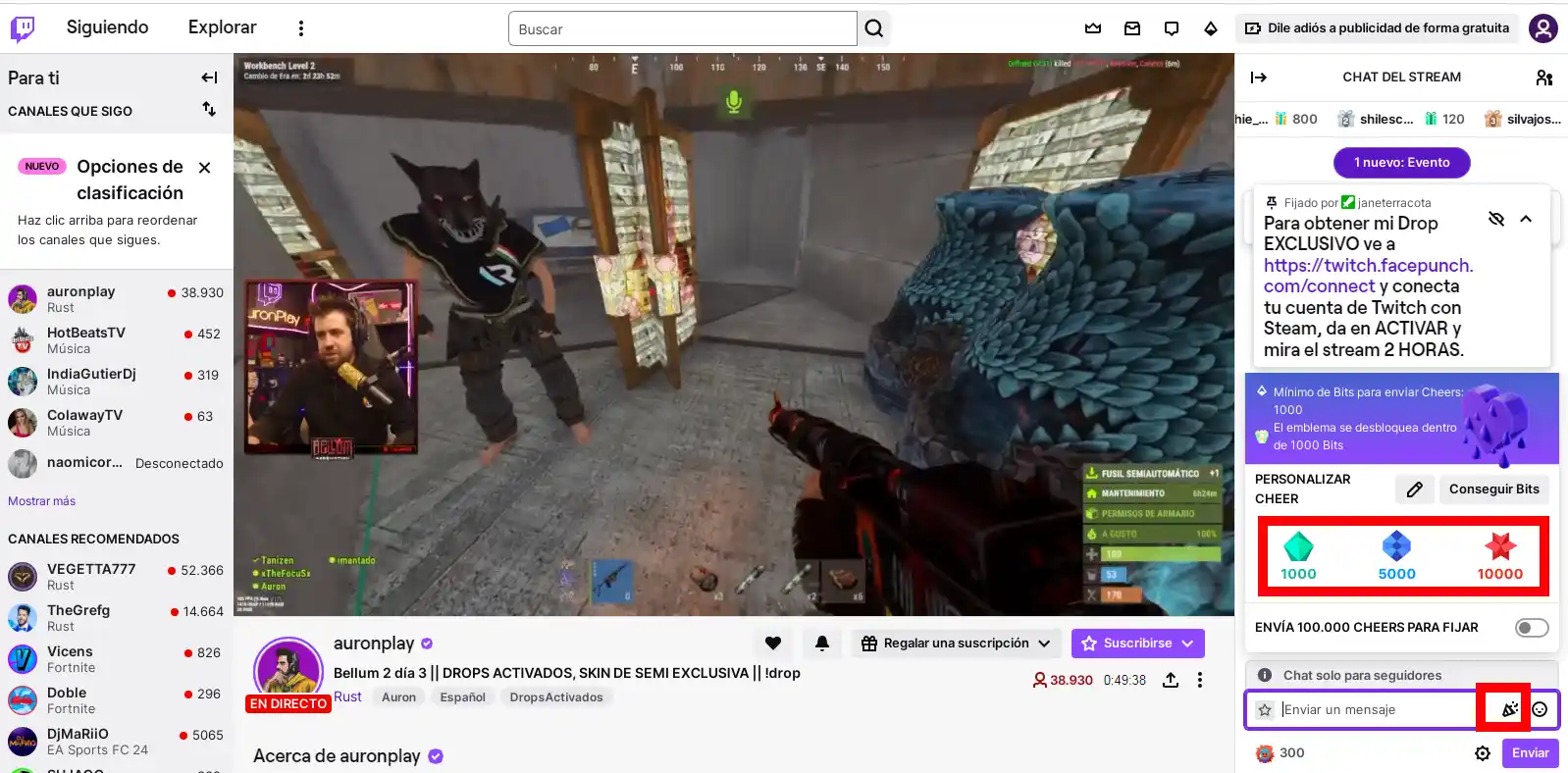 Tutorial para comprar y enviar Bits en Twitch Tutorial para comprar y enviar Bits en Twitch