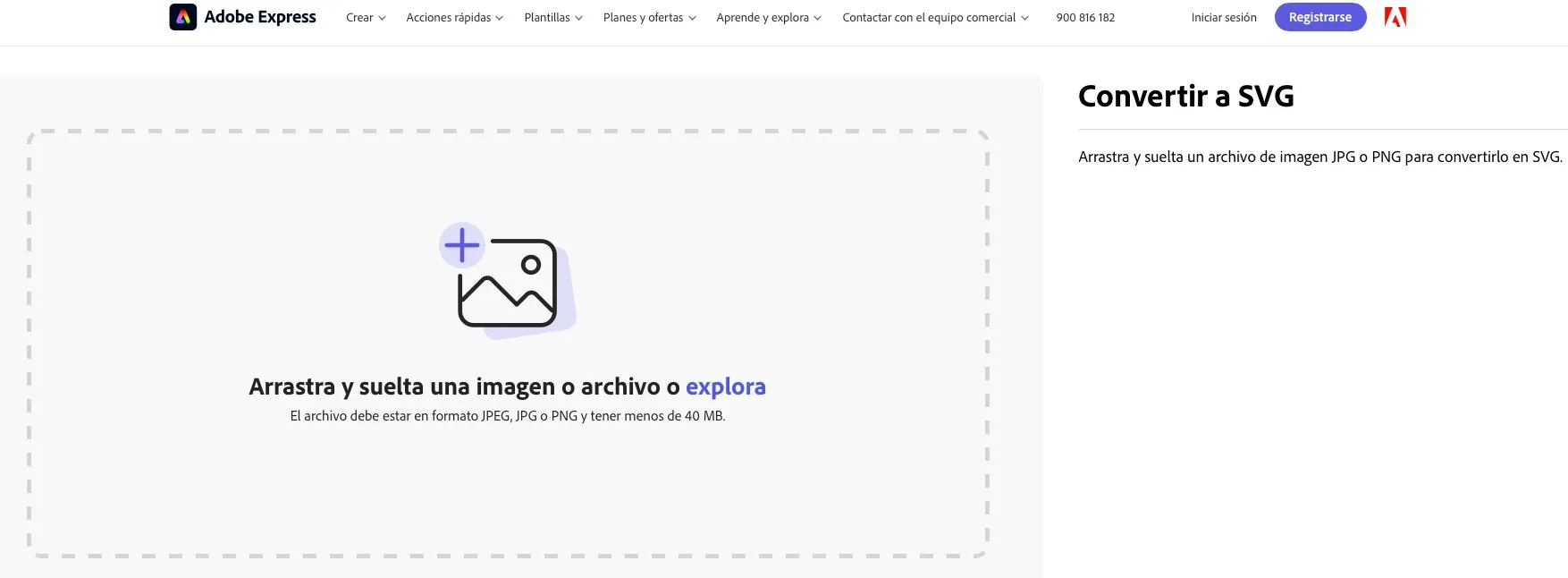 Cómo convertir una imagen a formato SVG