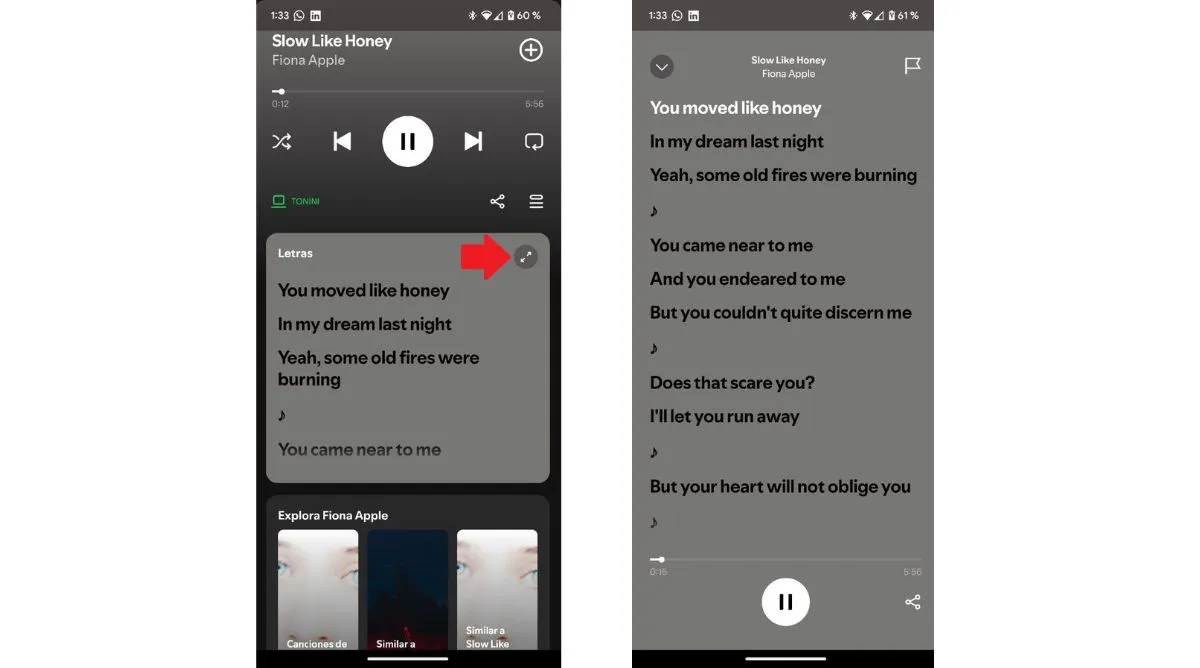 Cómo utilizar el "modo karaoke" de Spotify
