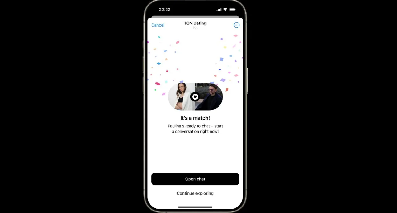TON Dating, el nuevo bot para ligar en Telegram