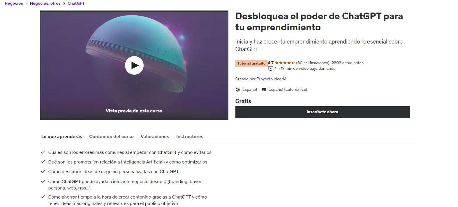 Los mejores cursos gratis en línea para aprender a utilizar ChatGPT