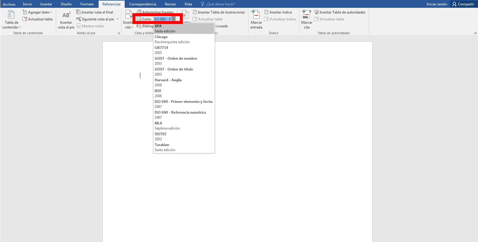 Cómo colocar bibliografías a tu documento en Word