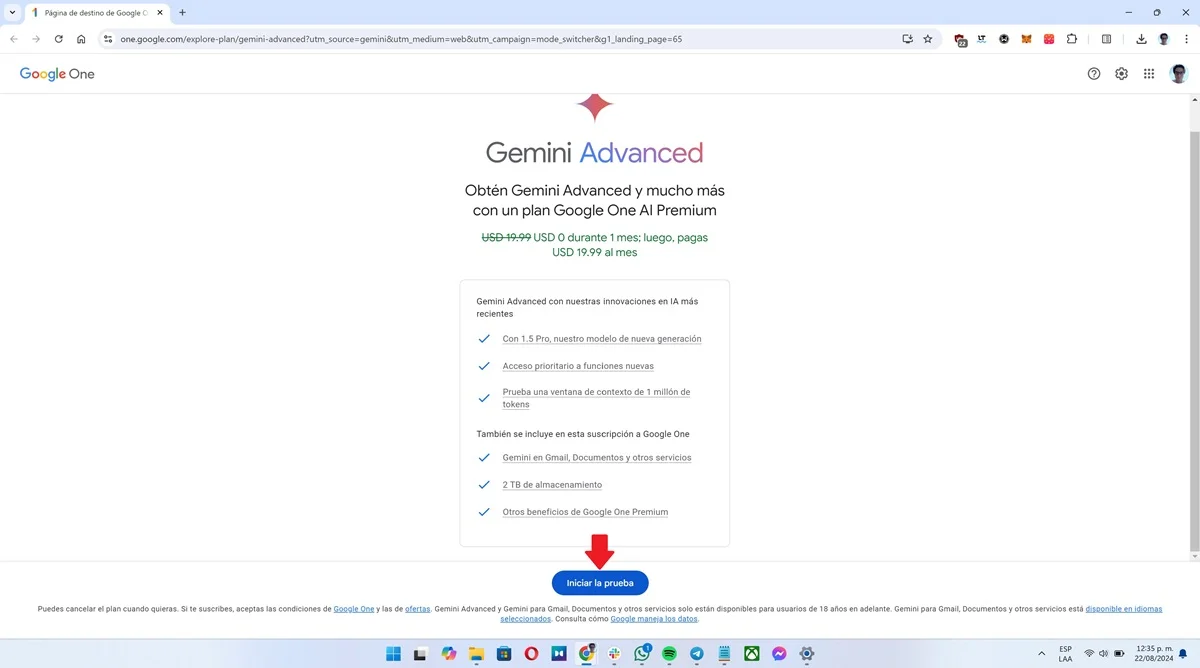 Gemini Advanced: qué ofrece y cómo suscribirse