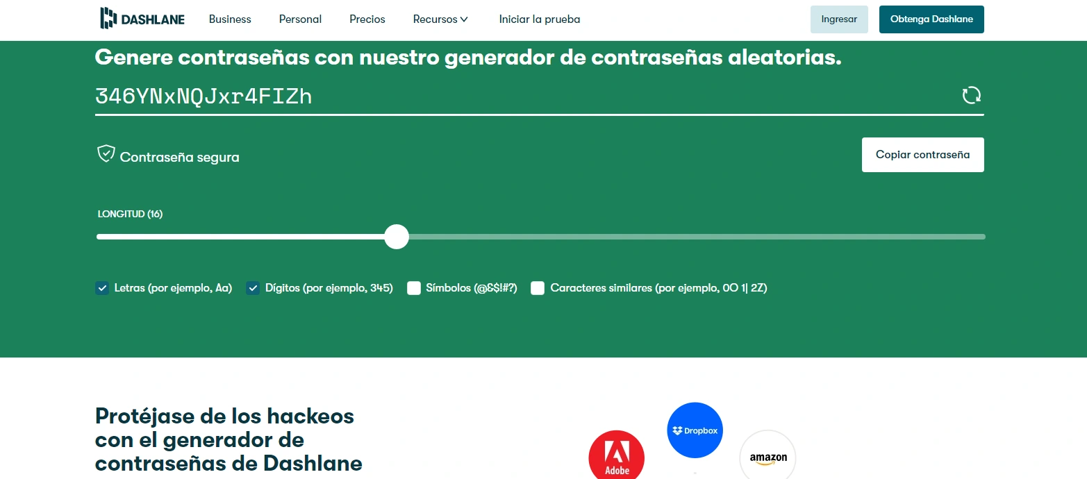 Los mejores generadores de contraseñas