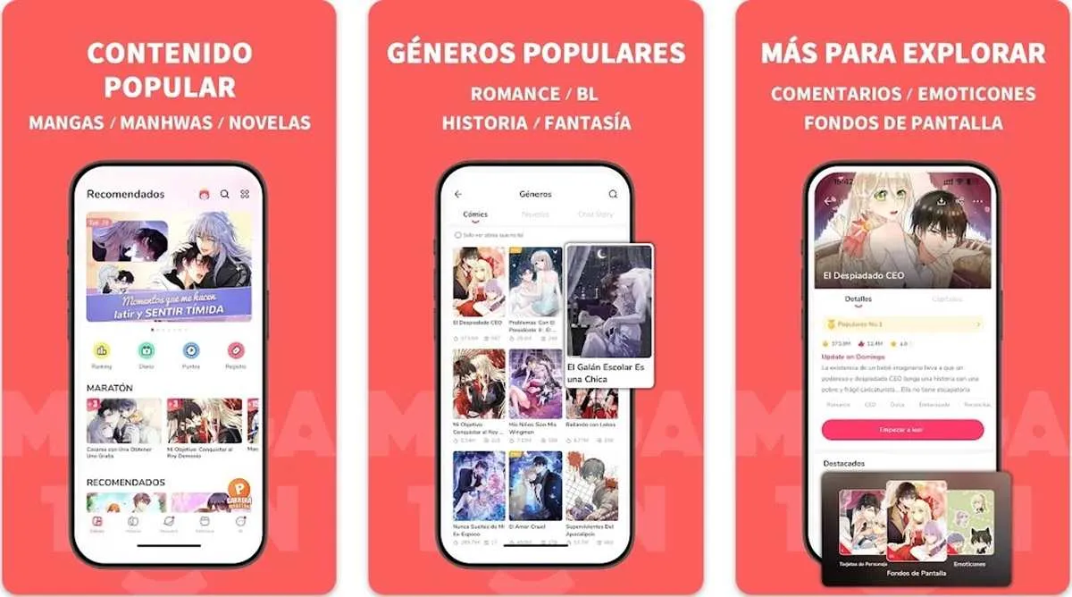 Apps para leer manga en el móvil