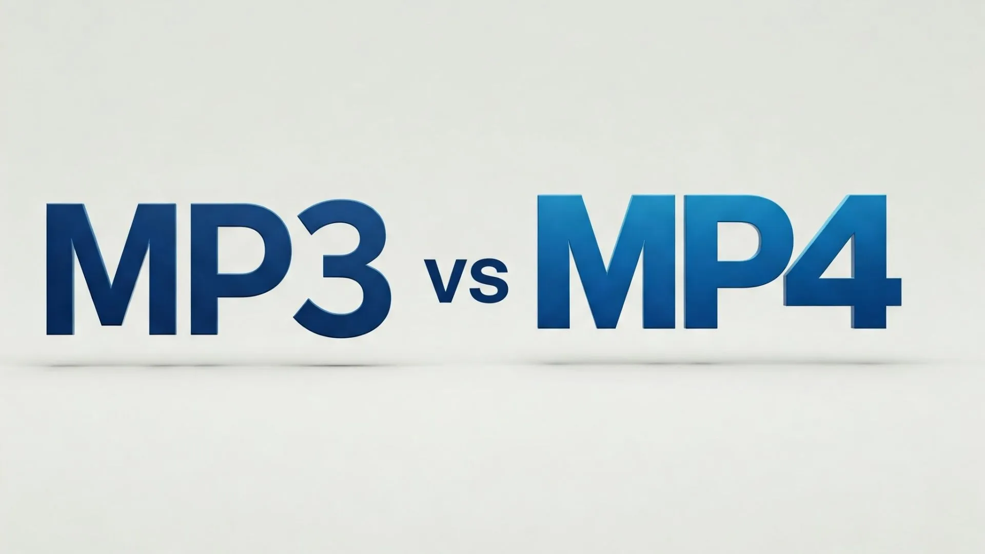 Qué diferencias hay entre MP3 y MP4