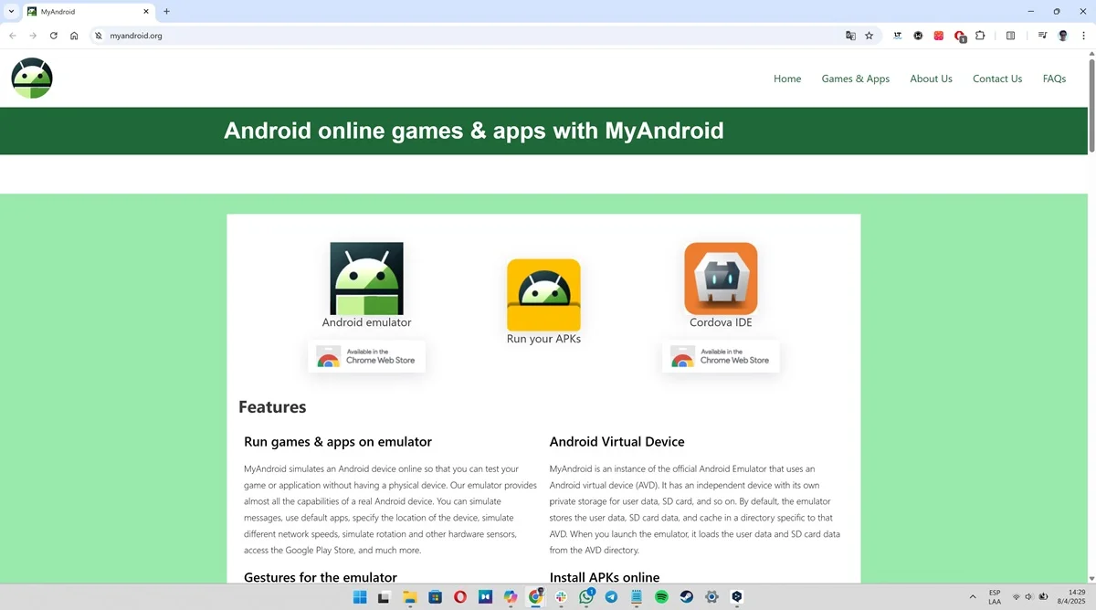 Mejores emuladores online de Android