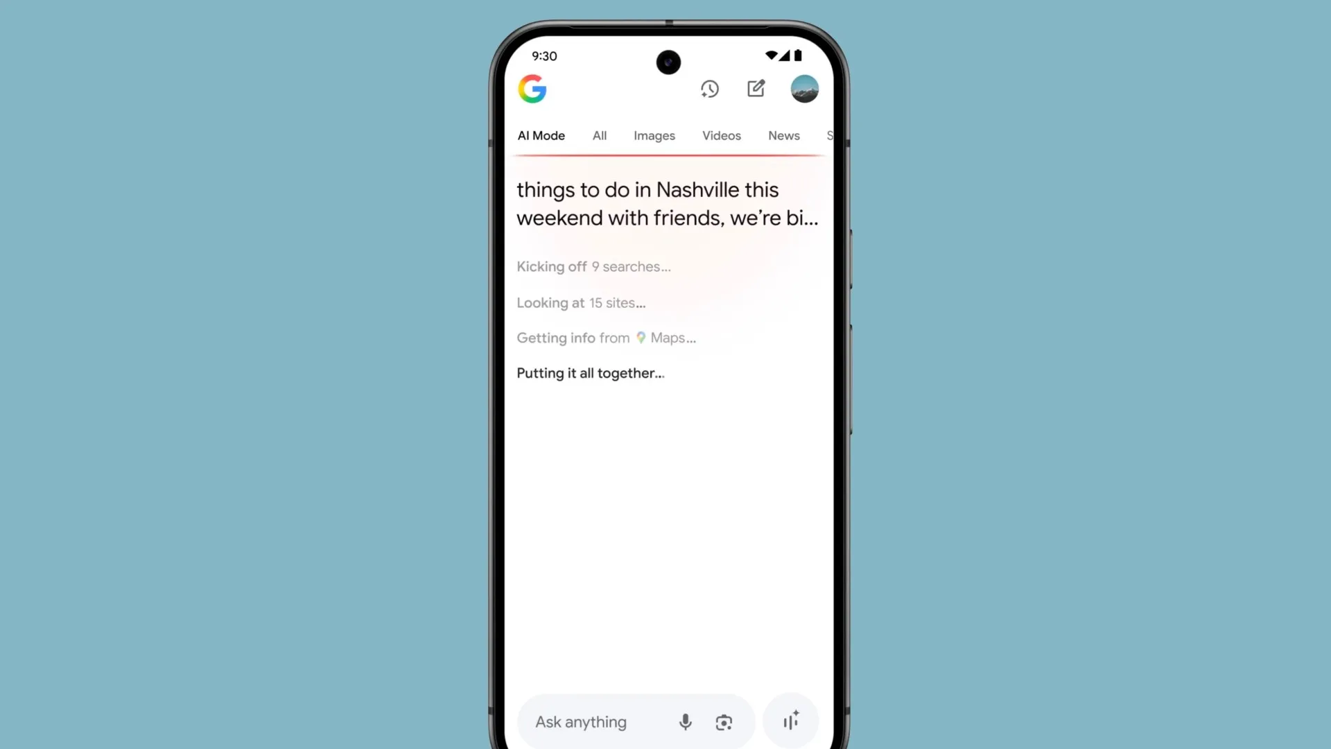 Google lanza el "Modo IA" en español en todo el mundo