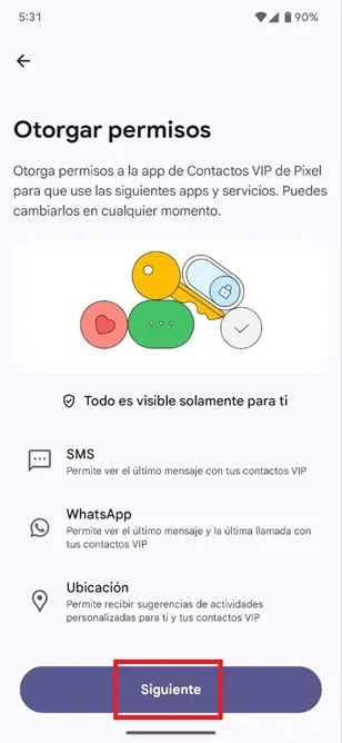 Cómo activar los contactos VIP en tu Google Pixel