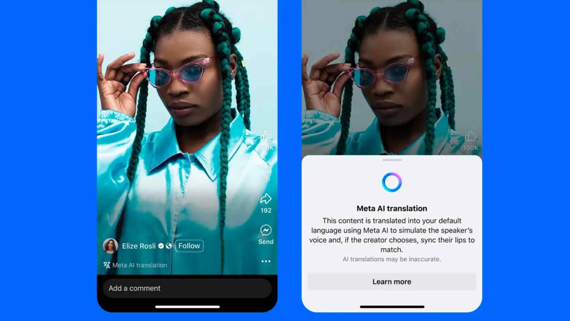 Cómo doblar la voz de los Reels a otros idiomas con la IA de Meta