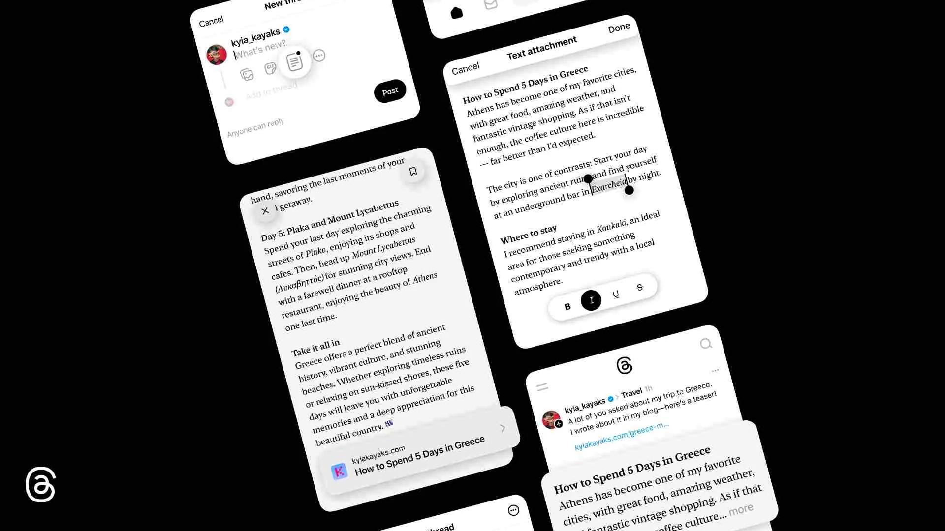 Threads lanza los chats de grupo