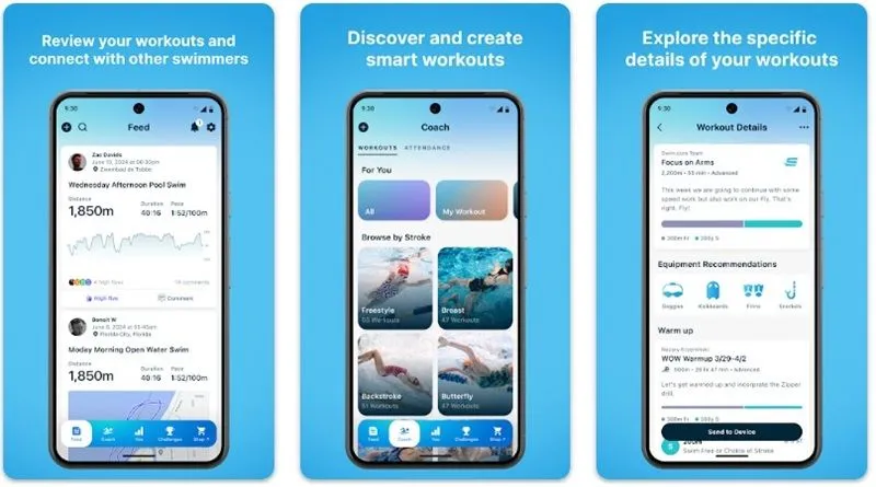 Las mejores apps para nadadores